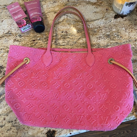 Louis Vuitton Neverfull Mm Light Pink Interior Paint | semashow.com